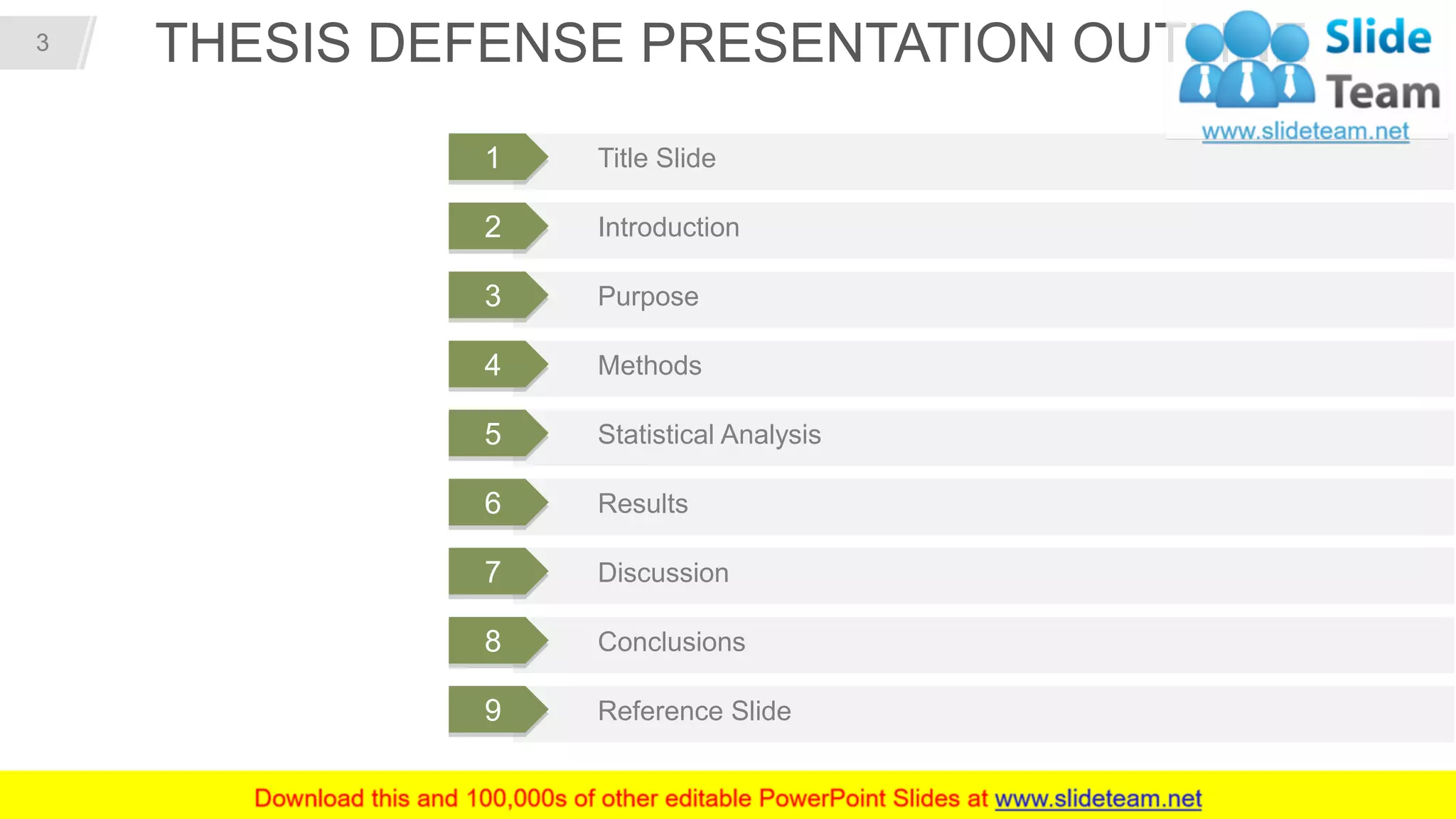 Thesis Defense Presentation Outline PowerPoint Presentation Slides | PDF