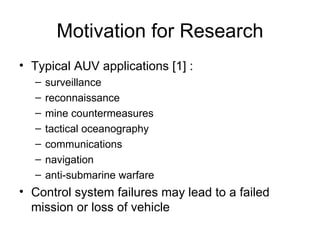 Iver2 AUV Control Design Thesis Defense | PPT