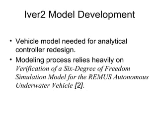 Iver2 AUV Control Design Thesis Defense | PPT
