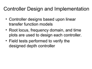 Iver2 AUV Control Design Thesis Defense | PPT