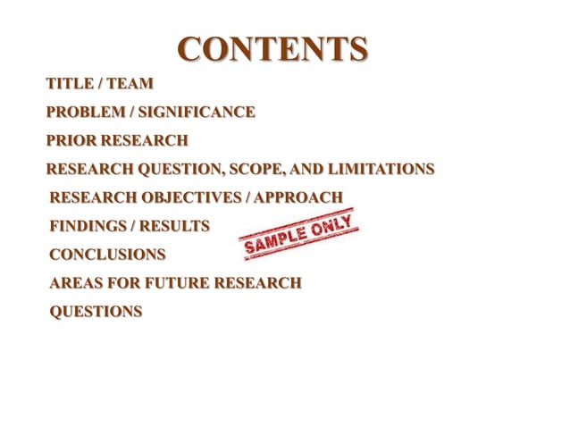 Thesis defense sample | PPT