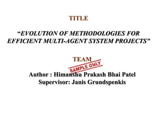 Thesis defense sample | PDF