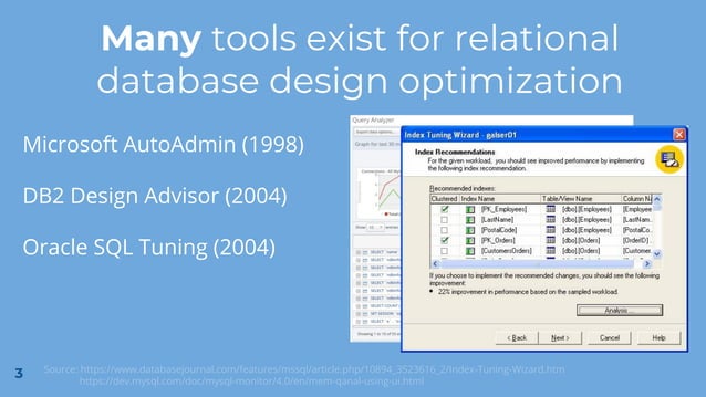 Physical Design for Non-Relational Data Systems | PPT