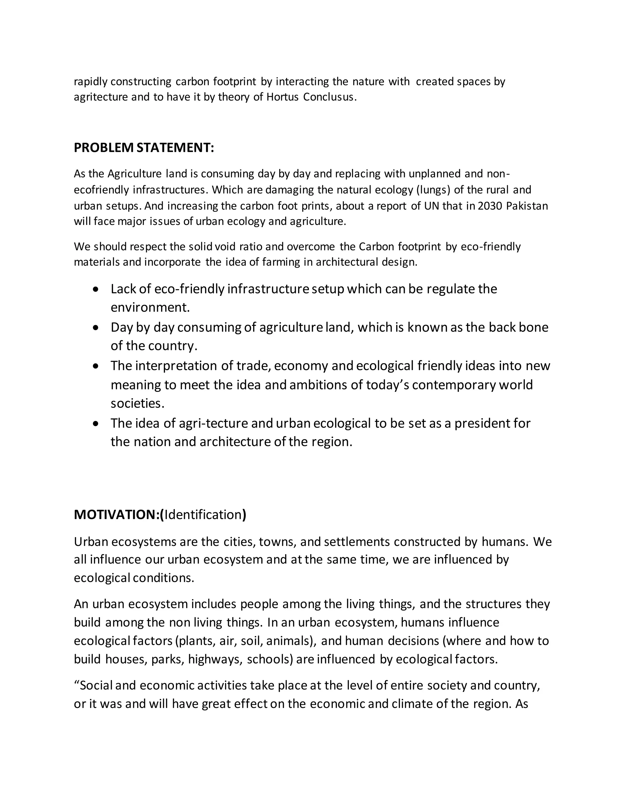 Thesis design i synopsis touseef | PDF