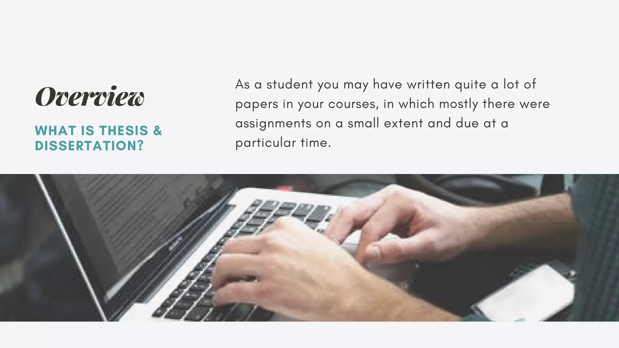 Thesis VS Dissertation | PDF