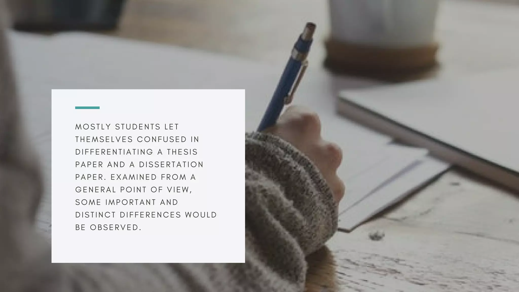 Thesis VS Dissertation | PDF