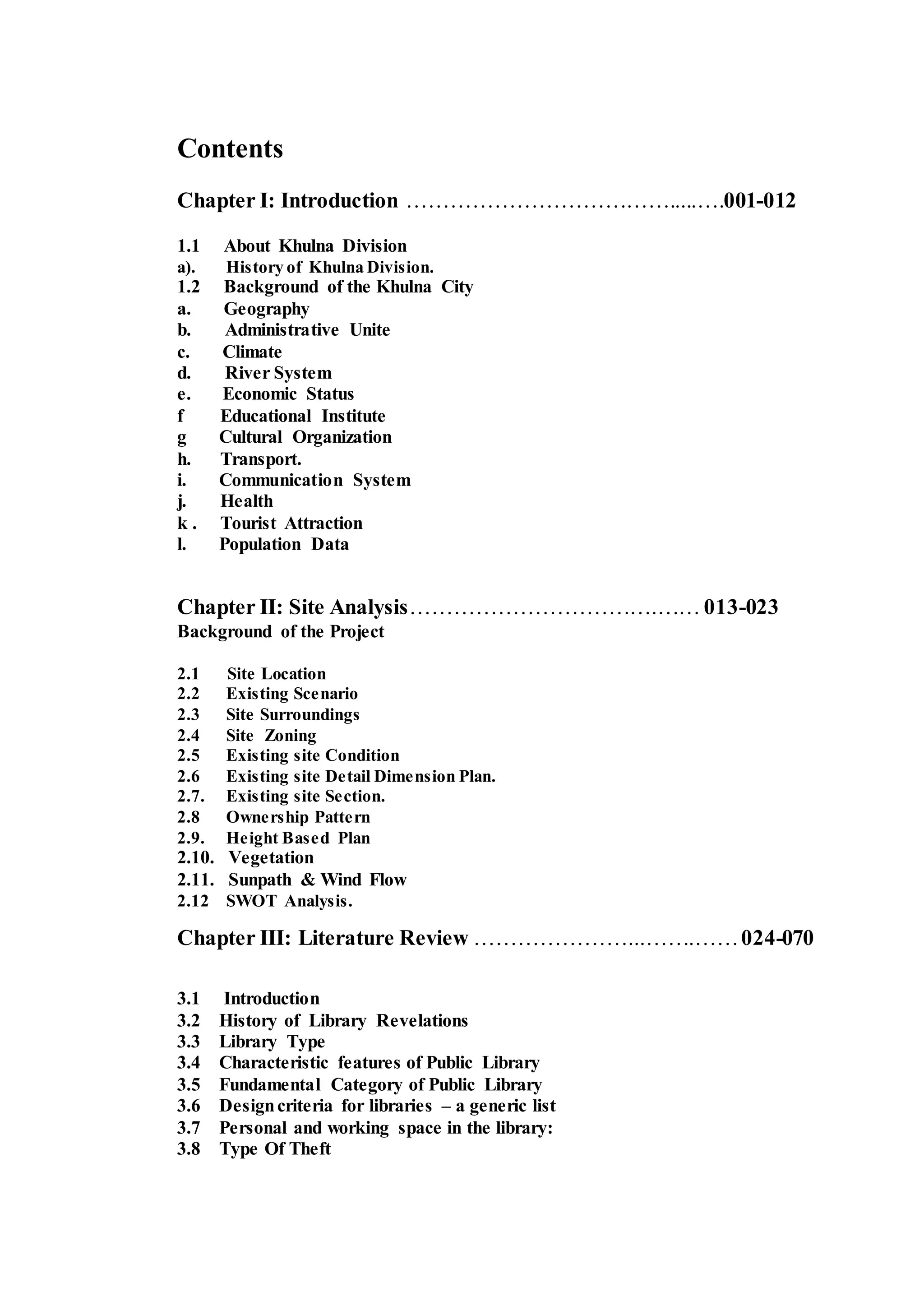 Public Library ,Thesis dissertation. | DOCX