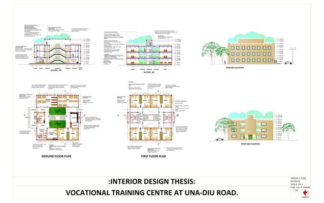 Interior Design Thesis on Vocational Training centre | PDF | Land and ...