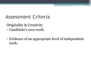 Thesis evaluation criteria | PPTX