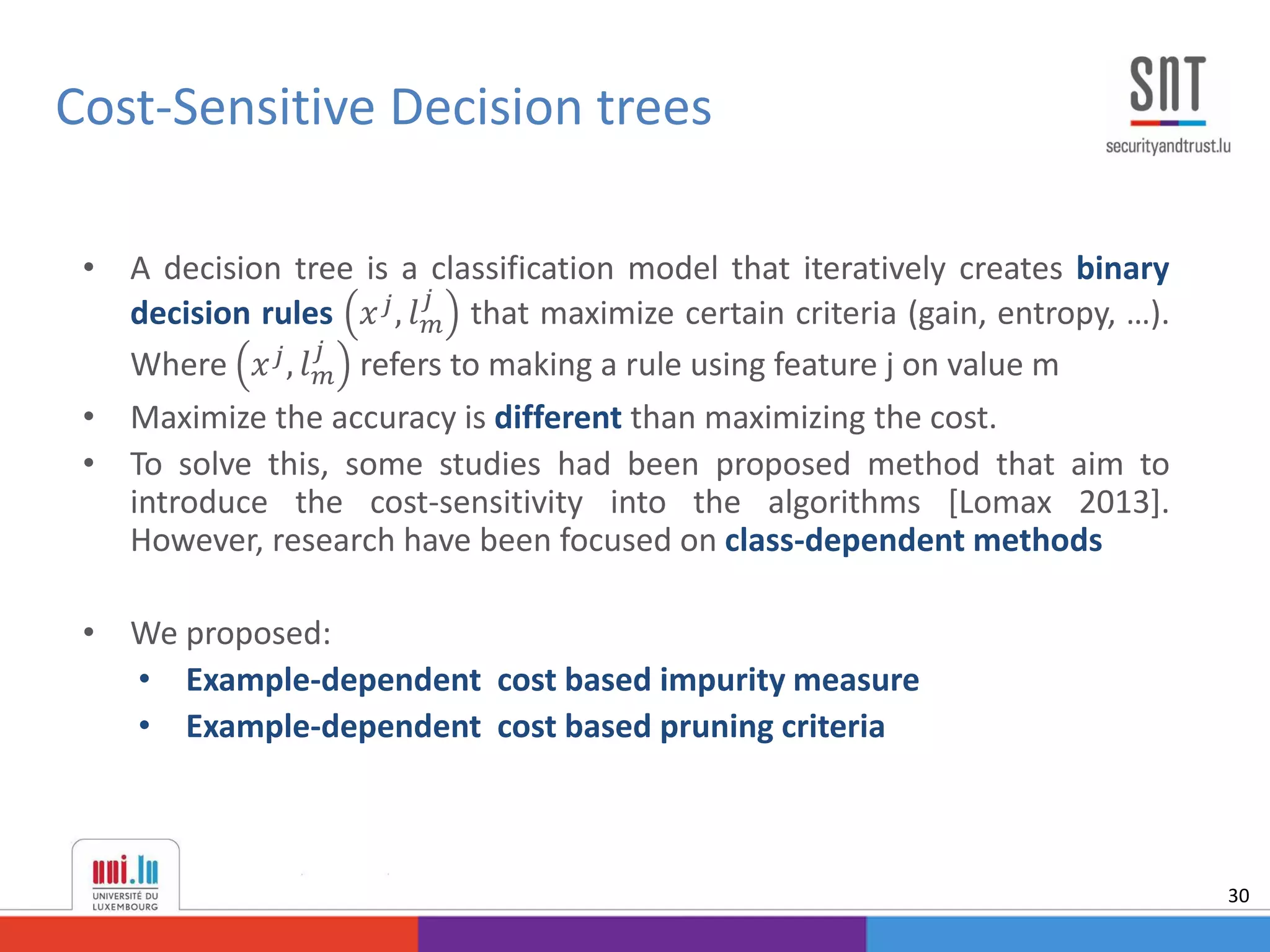 PhD Defense - Example-Dependent Cost-Sensitive Classification | PPT