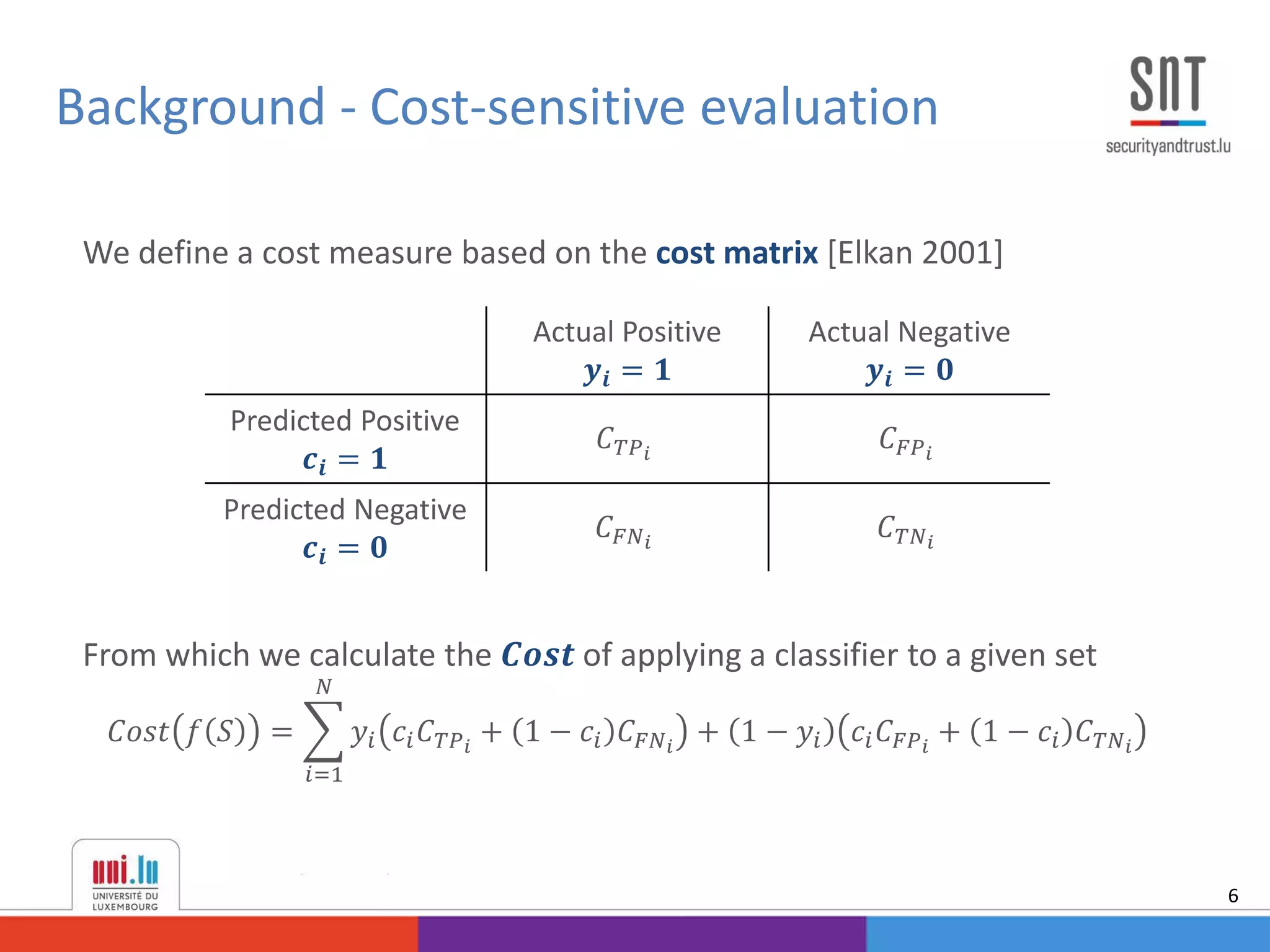 PhD Defense - Example-Dependent Cost-Sensitive Classification | PPT