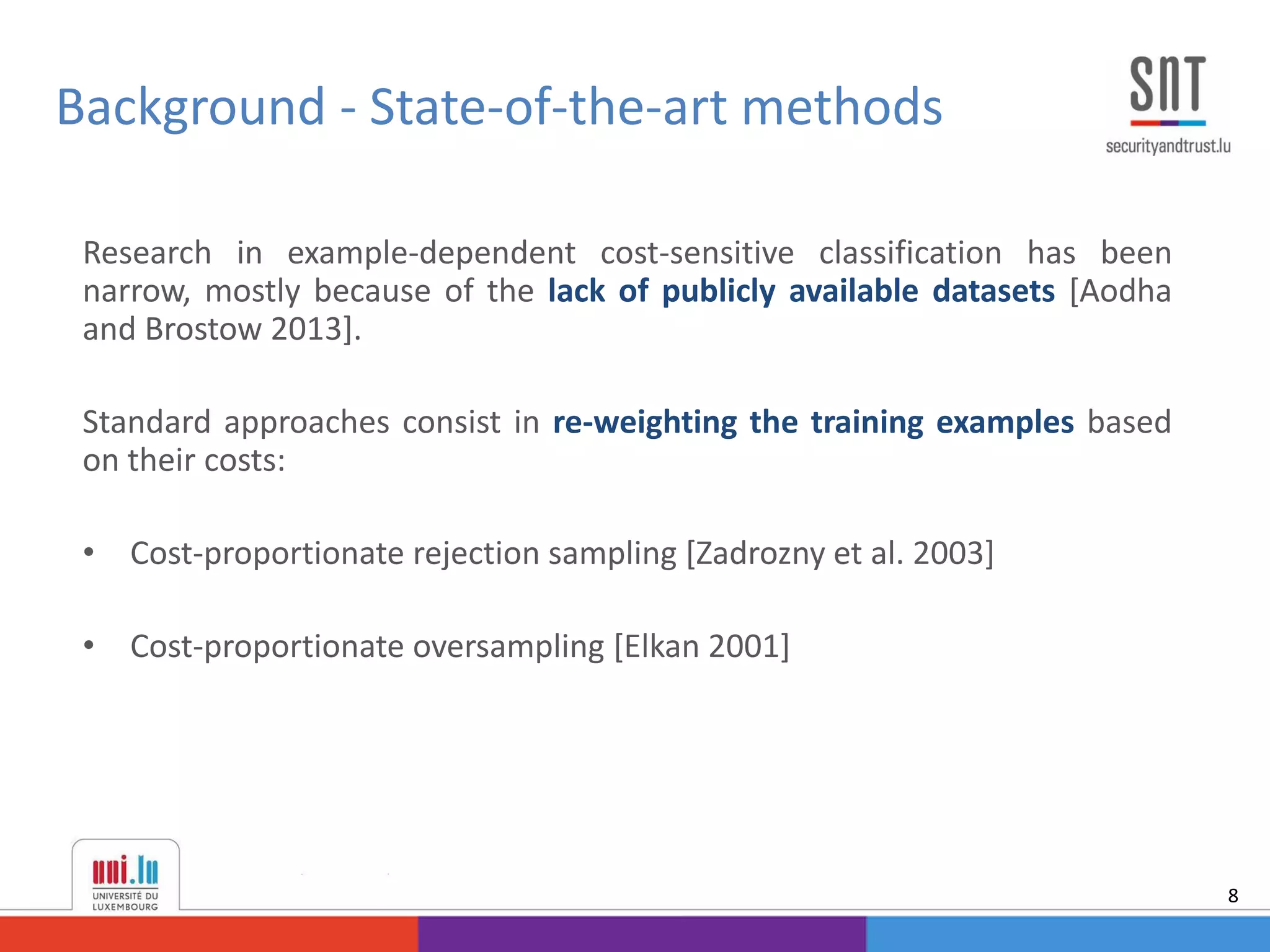 PhD Defense - Example-Dependent Cost-Sensitive Classification | PPT