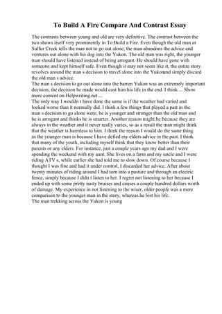 Thesis Example For Compare And Contrast Essay.pdf