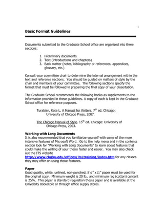 Thesisformatguide | PDF | Desktop Publishing | Computer Software and ...