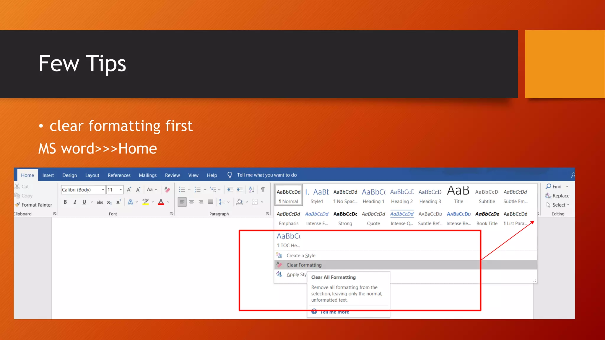 Thesis formatting tips | PPTX