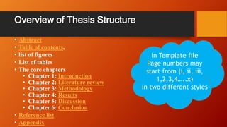 Thesis formatting tips | PPTX