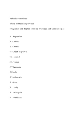 ThesisFrom Wikipedia, the free encyclopediaJump to navigat | PDF