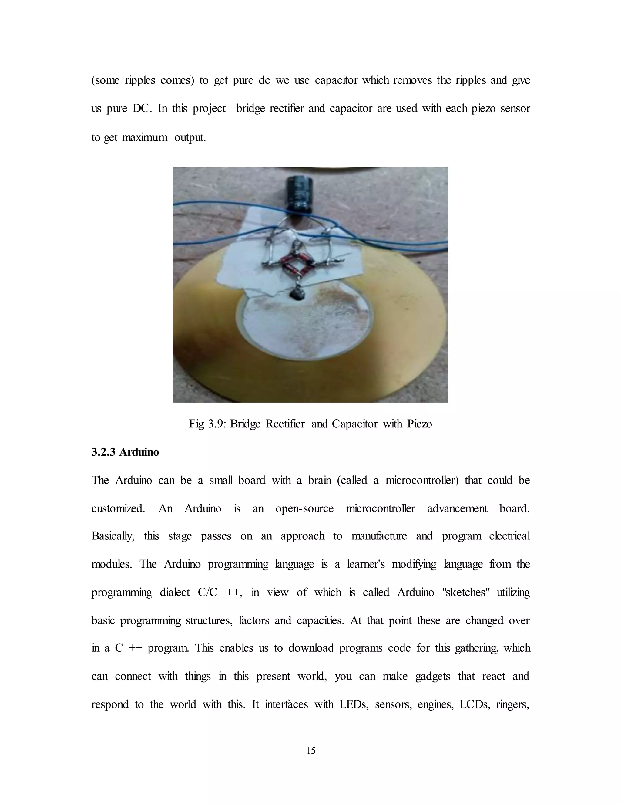 Thesis Of footstep Power Generation | DOCX