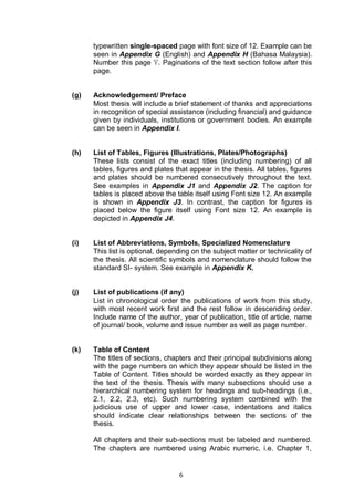 Thesis guidelines | PDF