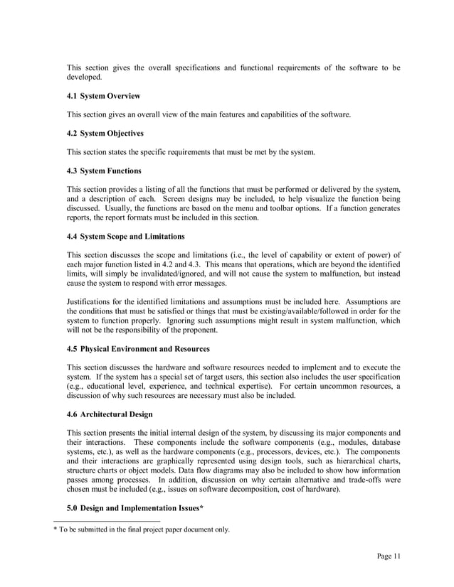 BSCS | BSIT Thesis Guidelines | PDF