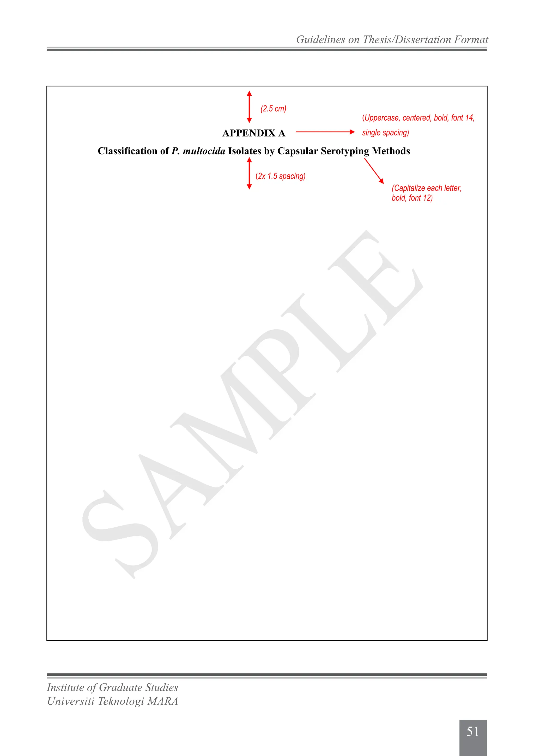 UITM Thesis Guidelines of Graduate Students | PDF