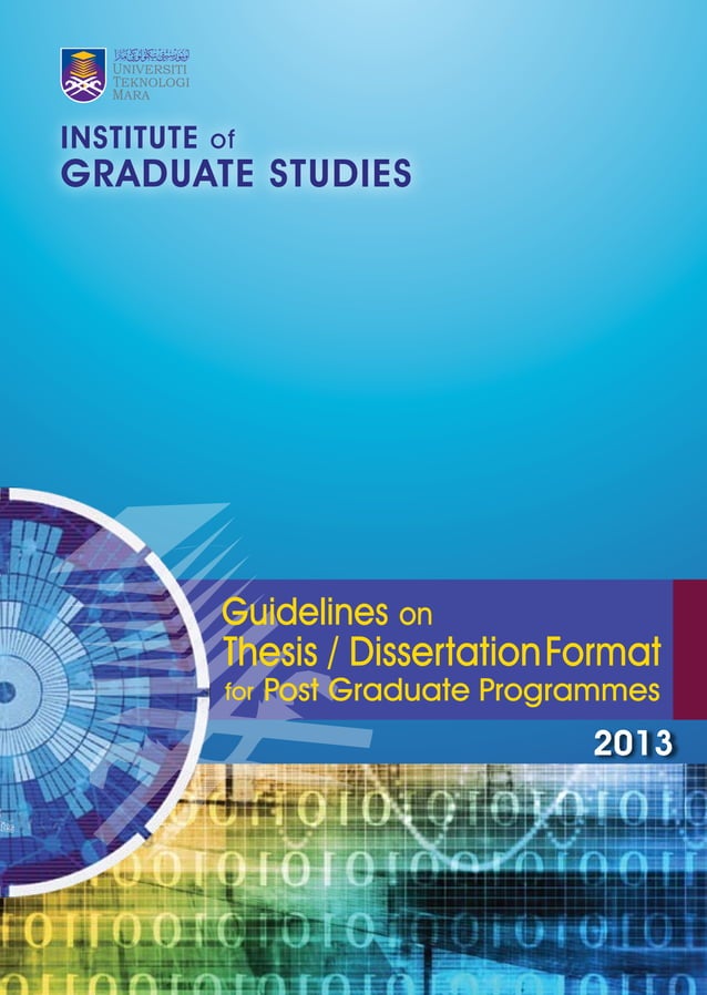 UITM Thesis Guidelines of Graduate Students | PDF