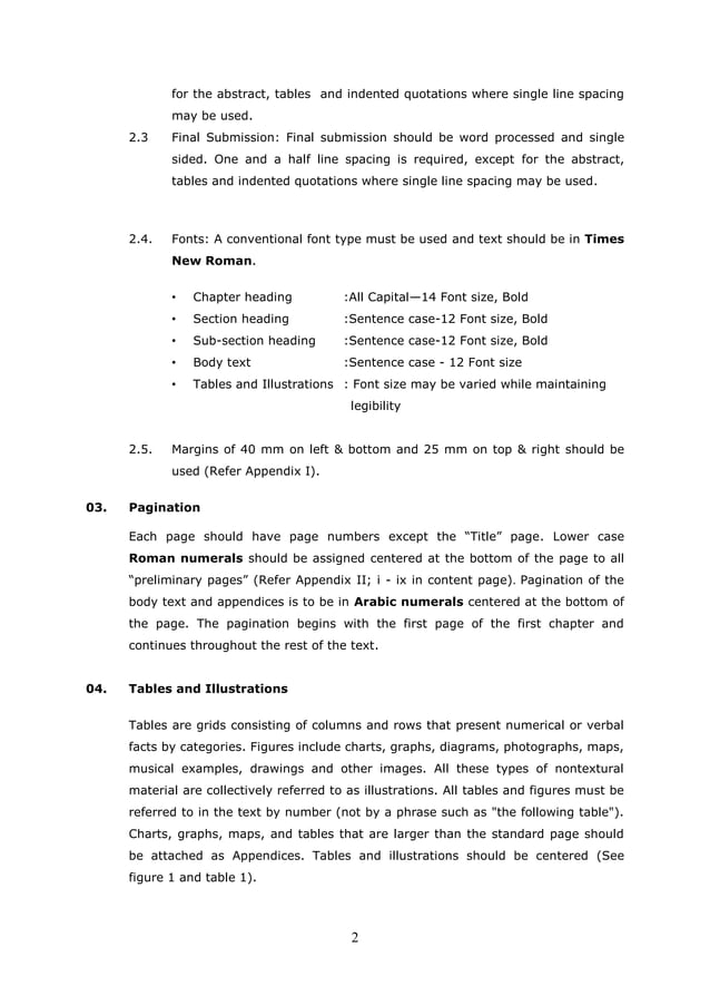 Thesis Guide Lines.pdf | Postgraduate Education | College Education