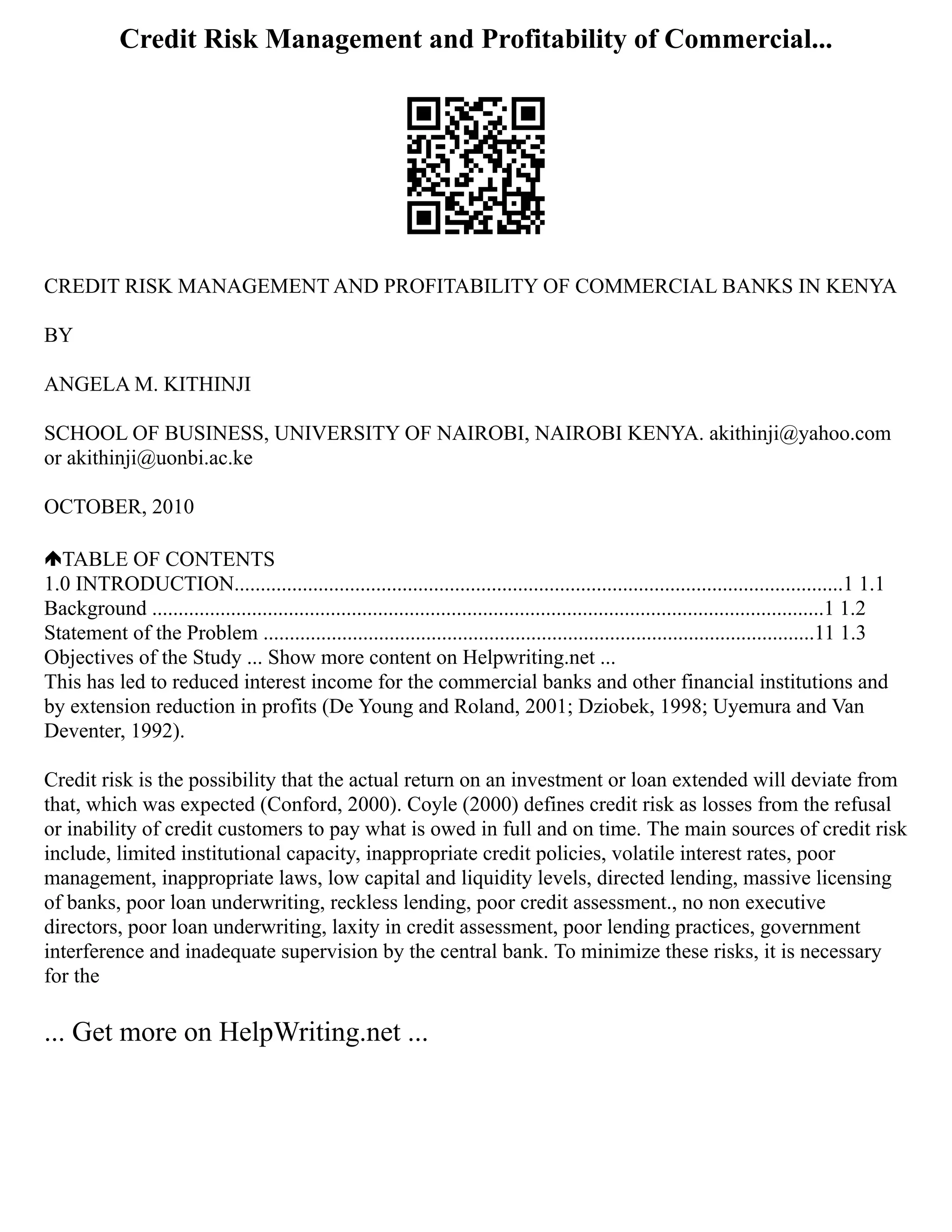 Thesis Introduction Examples Examples - How To Write A The | PDF