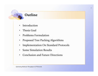 Optimizing Multicast Throughput in IP Network | PDF | Computer Networking | Computing