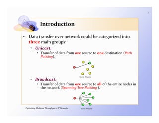 Optimizing Multicast Throughput in IP Network | PDF | Computer Networking | Computing