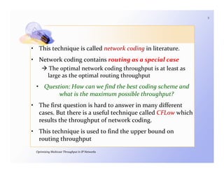 Optimizing Multicast Throughput in IP Network | PDF | Computer Networking | Computing