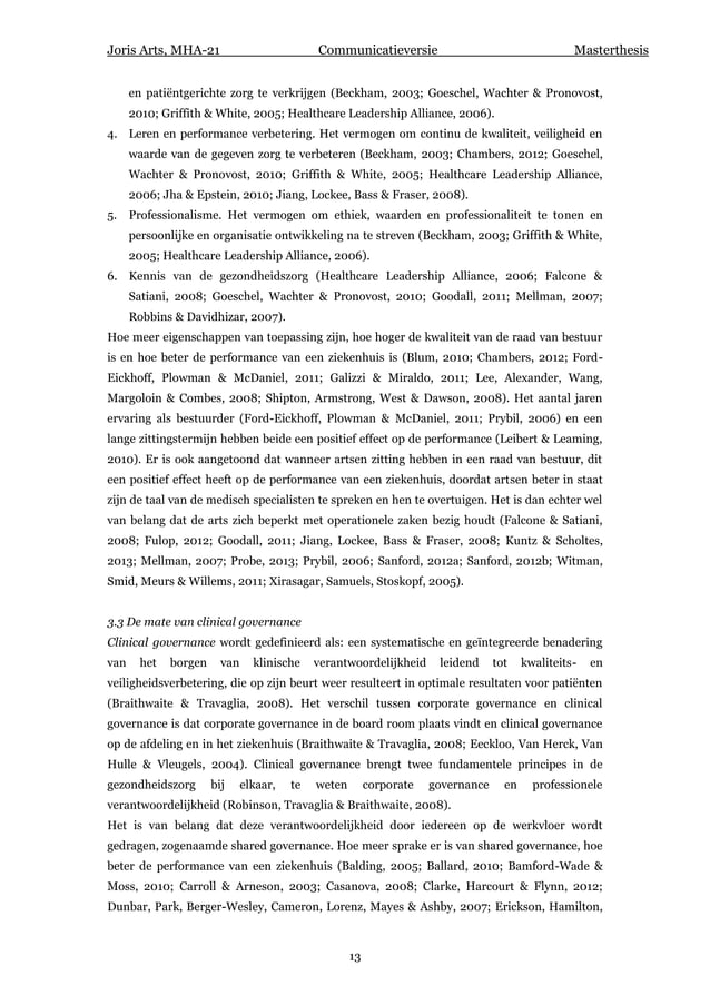 Thesis joris arts communicatieversie definitief | PDF | Health Insurance | Insurance