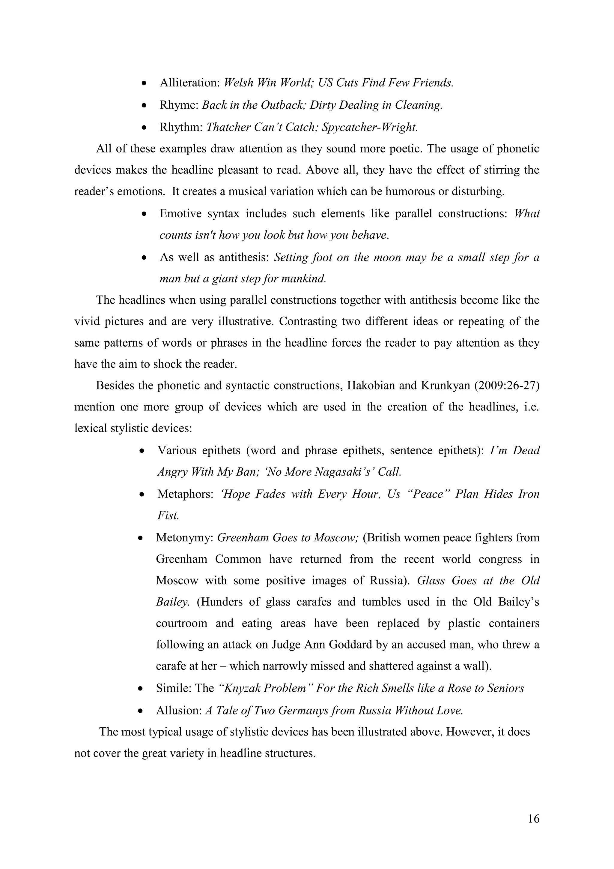 Thesis language of newspaper.. | PDF