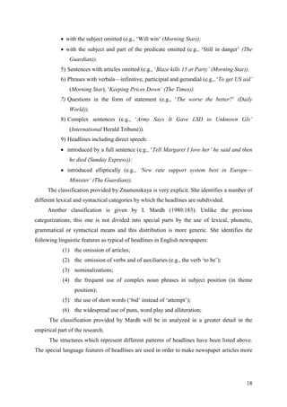 Thesis language of newspaper.. | PDF