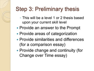 Thesis levels | PPTX