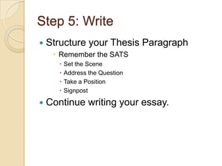 Thesis levels | PPTX