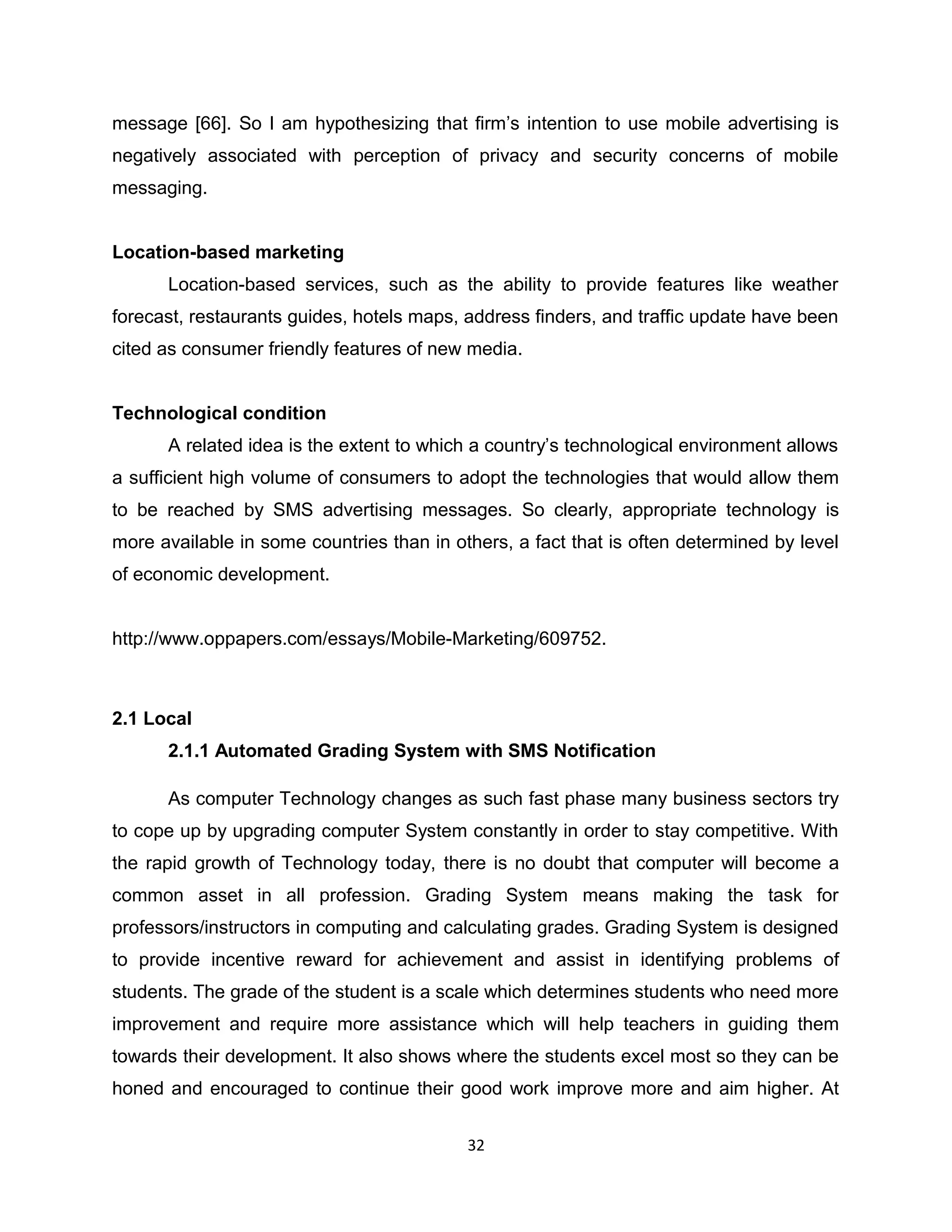 Thesis in IT Online Grade Encoding and Inquiry System via SMS Technology | DOC