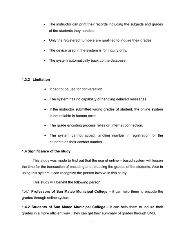 Thesis in IT Online Grade Encoding and Inquiry System via SMS Technology | DOC | Education ...