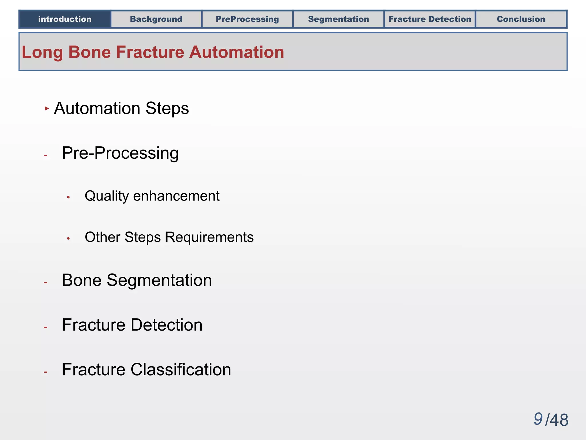 Master Thesis Long Bone Segmentation And Fracture Detection In X Ray