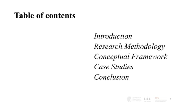 Master's Thesis: an overview | PPT