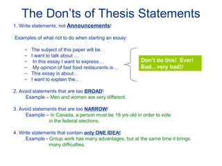 Thesis power point | PPT