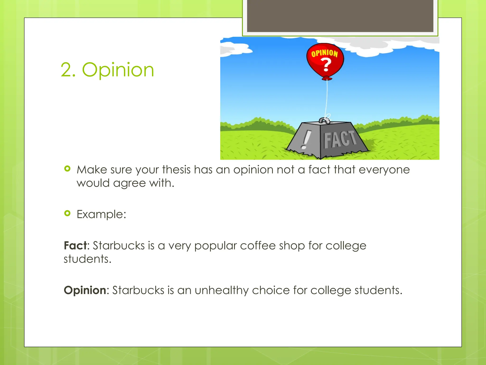 Thesis statement PowerPoint and how to write thesis statement | PPT