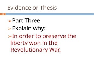 Writing Skill: How to write a thesis statement? | PPTX