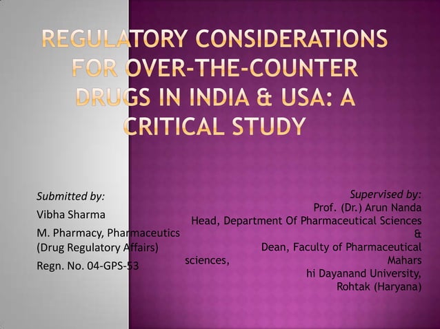 M. Pharm. Thesis Presentation | PPTX | Pharmaceutical Industry | Industries