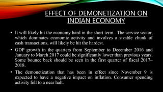 Demonetization and its effects on venders | PPTX | Credit Cards ...