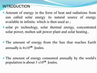 SOLAR PV INFORMATION AND FACTS | PPTX