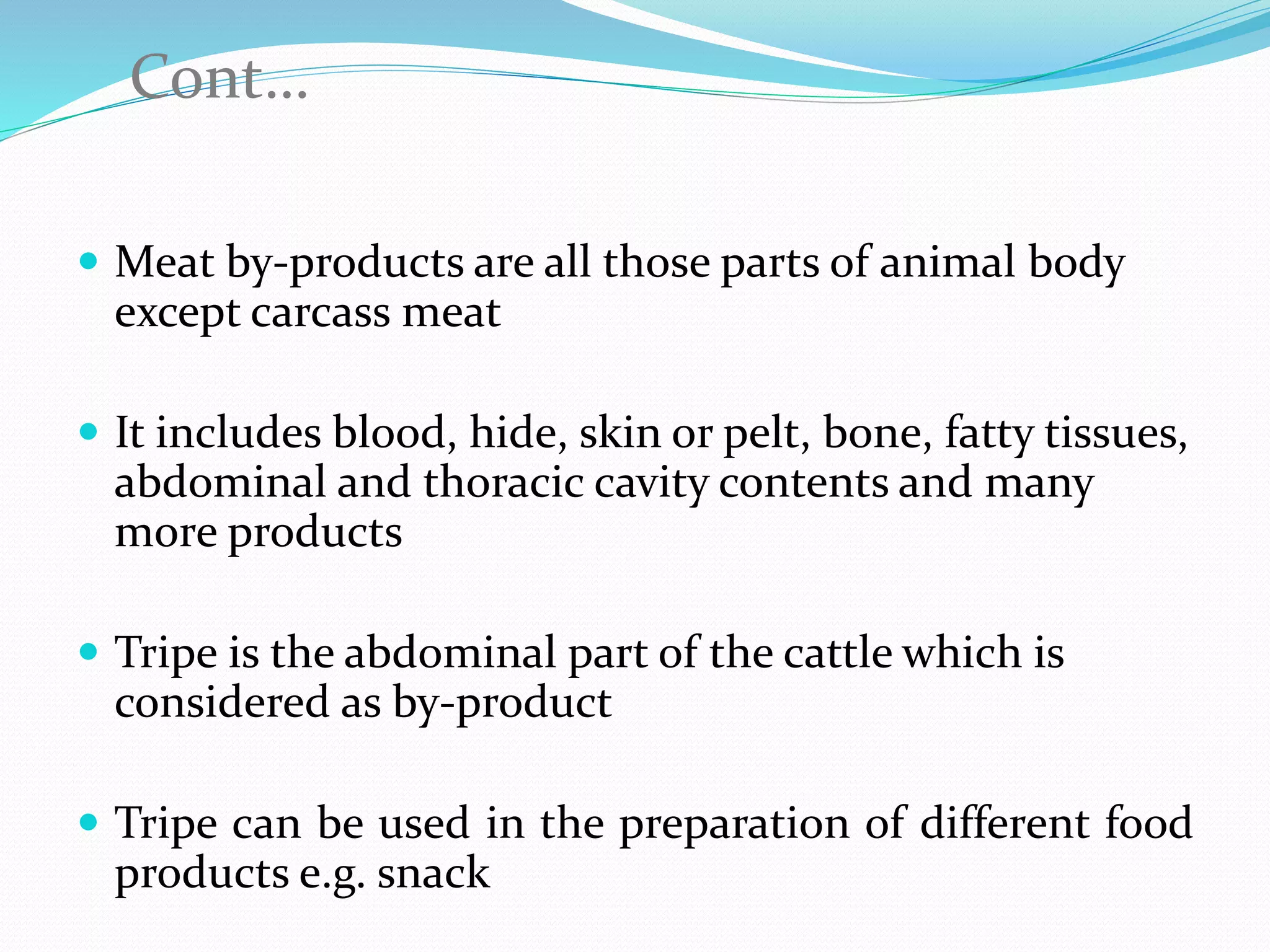 Development of Tripe Snack and its quality evaluation. | PPTX | Cooking ...