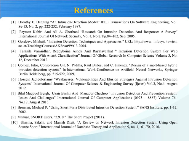 Detection Of Idle Stealth Port Scan Attack In Network Intrusion Detection System Using Snort Ppt