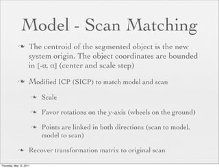 Object Indentification Using 3D SketchUp Models in Environment Scans | PPT