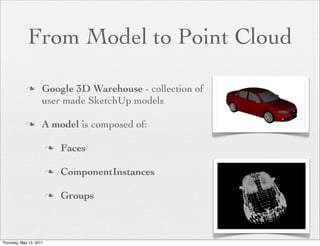 Object Indentification Using 3D SketchUp Models in Environment Scans | PPT